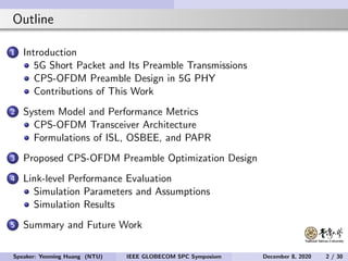 Optimal Preamble Design for Short Packet Circularly Pulse-Shaped OFDM ...