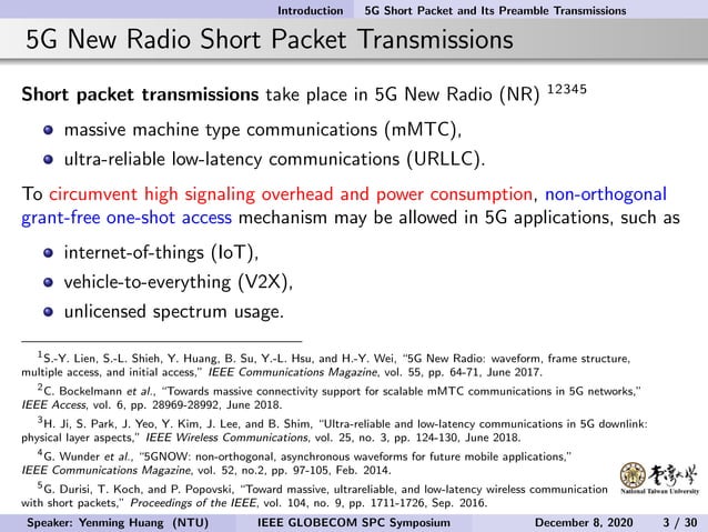 Optimal Preamble Design for Short Packet Circularly Pulse-Shaped OFDM ...