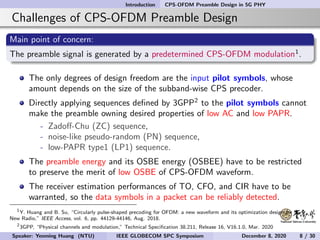 Optimal Preamble Design for Short Packet Circularly Pulse-Shaped OFDM ...