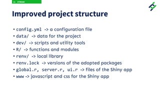 Shiny and renv | PPT