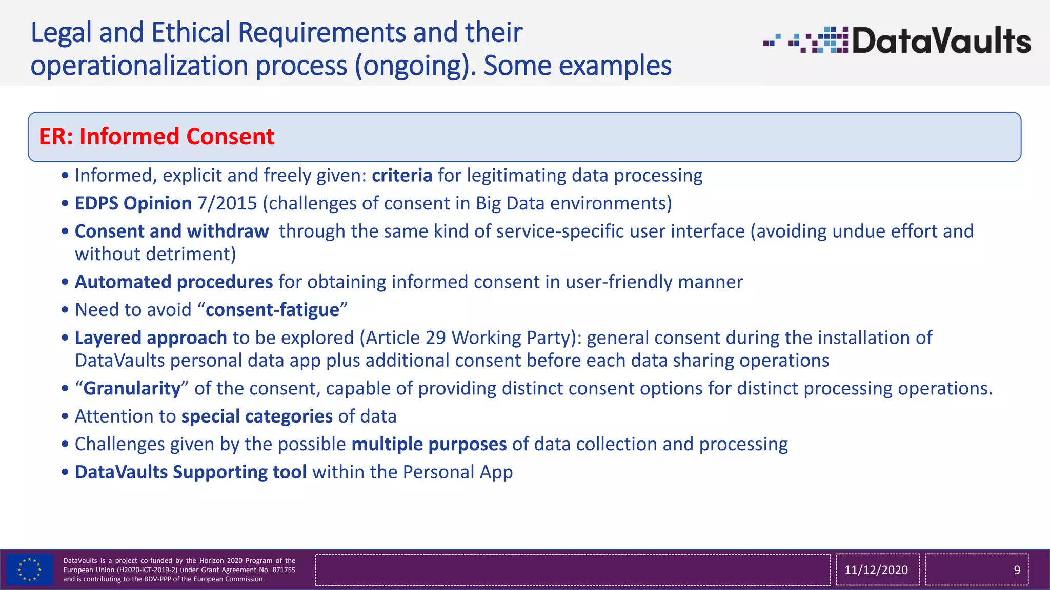GDPR and Data Ethics considerations in personal data sharing | PDF