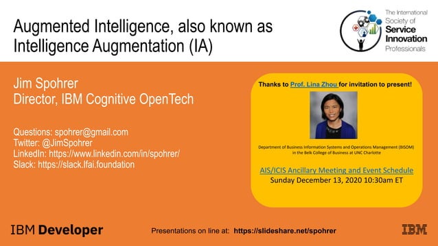20201213 jim spohrer icis augmented intelligence v6 | PPT
