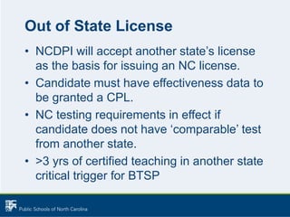 Licensure presentation | PPT