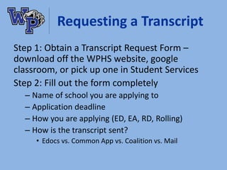 2020 12th grade parent presentation | PPT