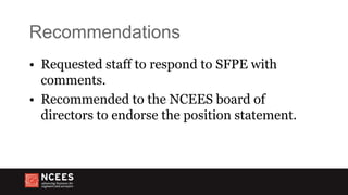 NCEES Fire Protection Task Force 2020/2021 | PPT