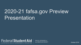 2020 Fafsa Screenshots | Ppt