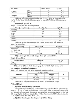 Nghiên cứu ngộ độc thuốc trừ sâu phopho hữu cơ | PDF