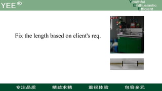 YEE ZIPPER PROFILE AND PRODUCTION PROCESS | PDF