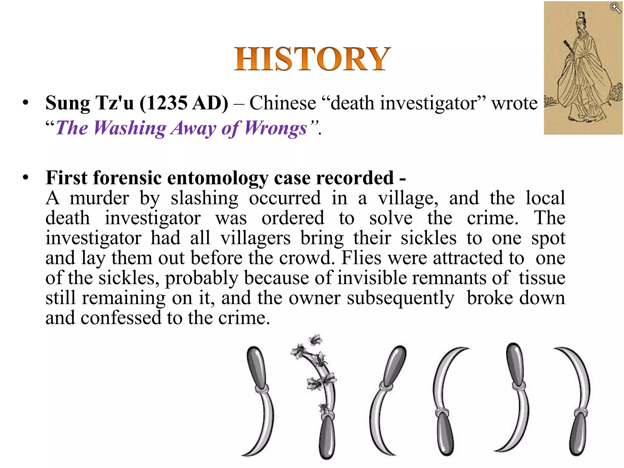 Forensic entomology | PPTX