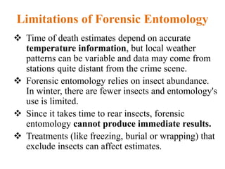 Forensic entomology | PPTX