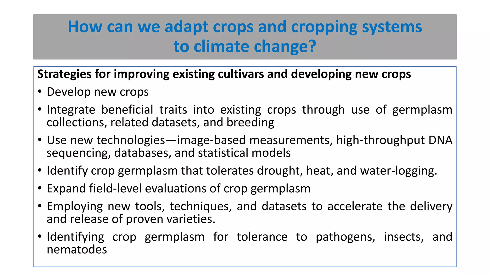 CROP ADAPTATIONS AND ITS ECOLOGY.pptx