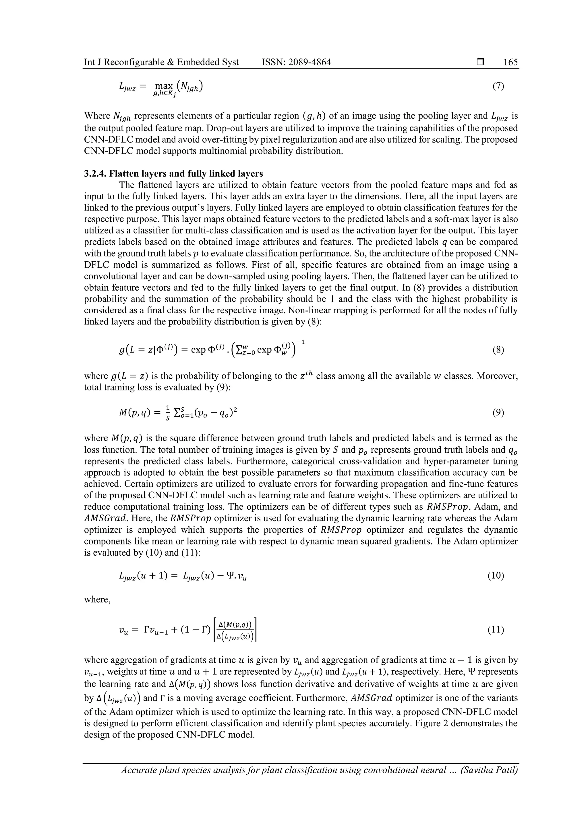 Accurate plant species analysis for plant classification using ...