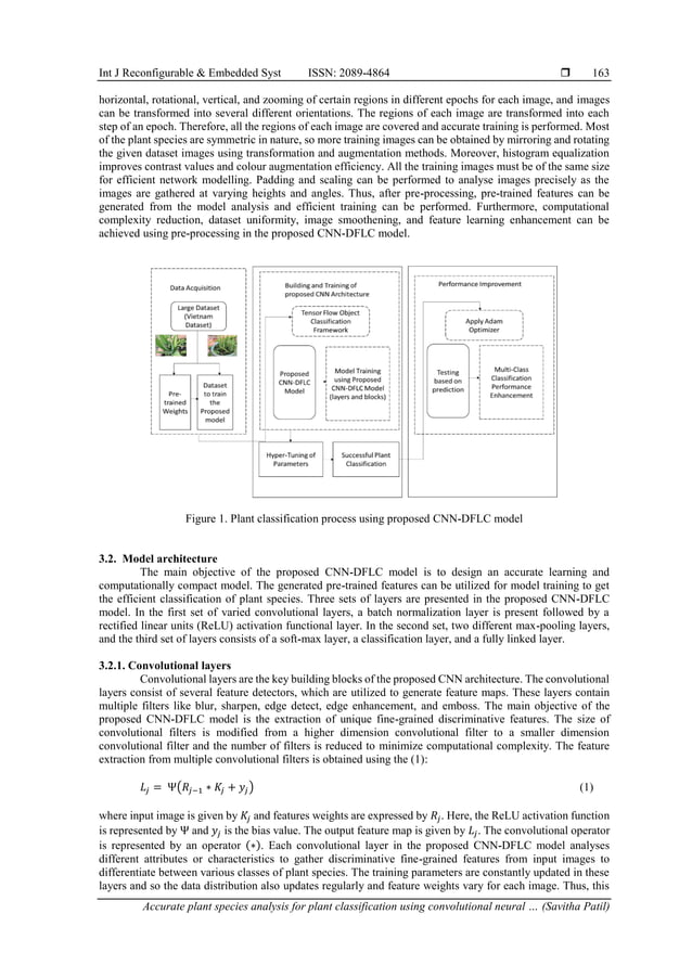 Accurate plant species analysis for plant classification using convolutional neural network ...