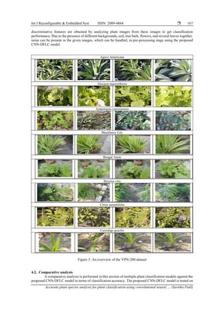 Accurate plant species analysis for plant classification using ...