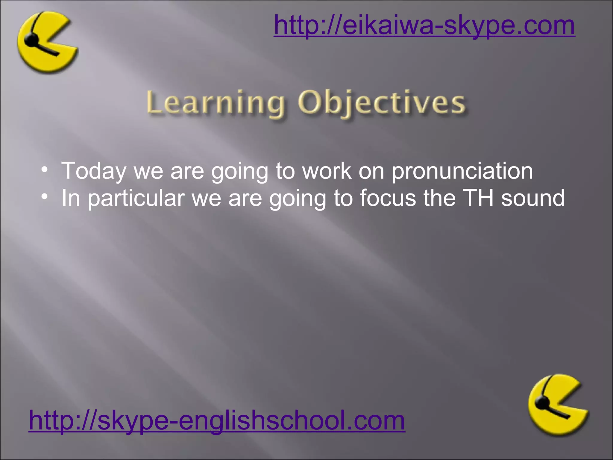 Learning English Pronuciation th sound | PPT