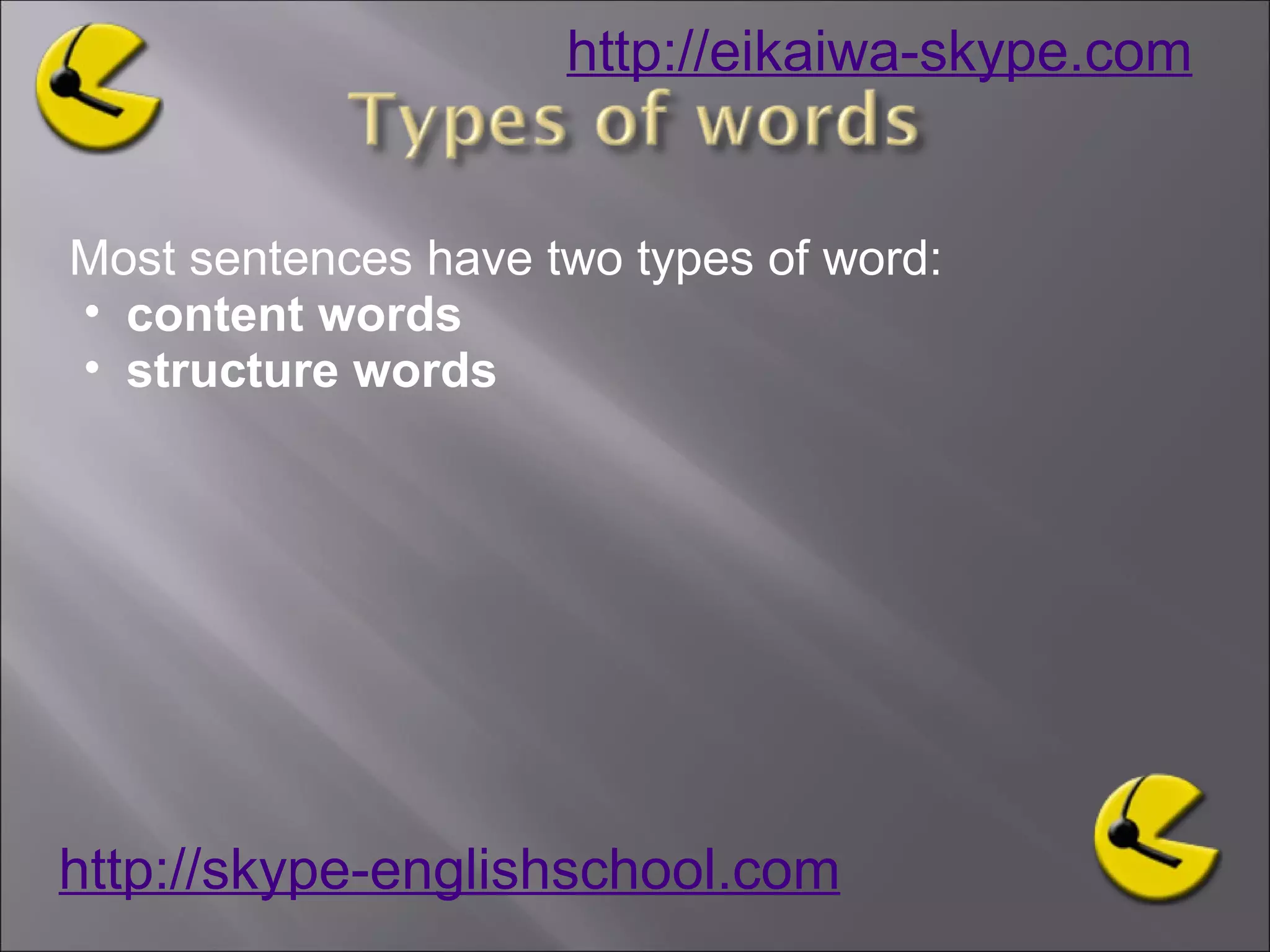 Learning English Pronunciation sentence stress1 | PPT