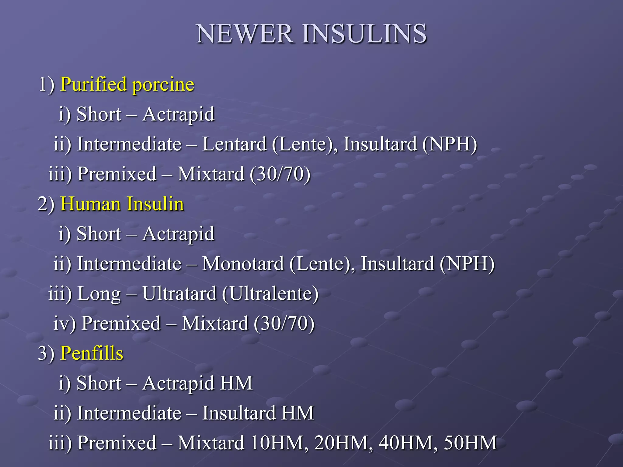 Pharmacotherapy of Diabetes Mellitus | PPT