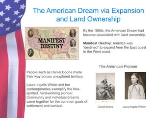 2020 american dream week 1 | PPTX