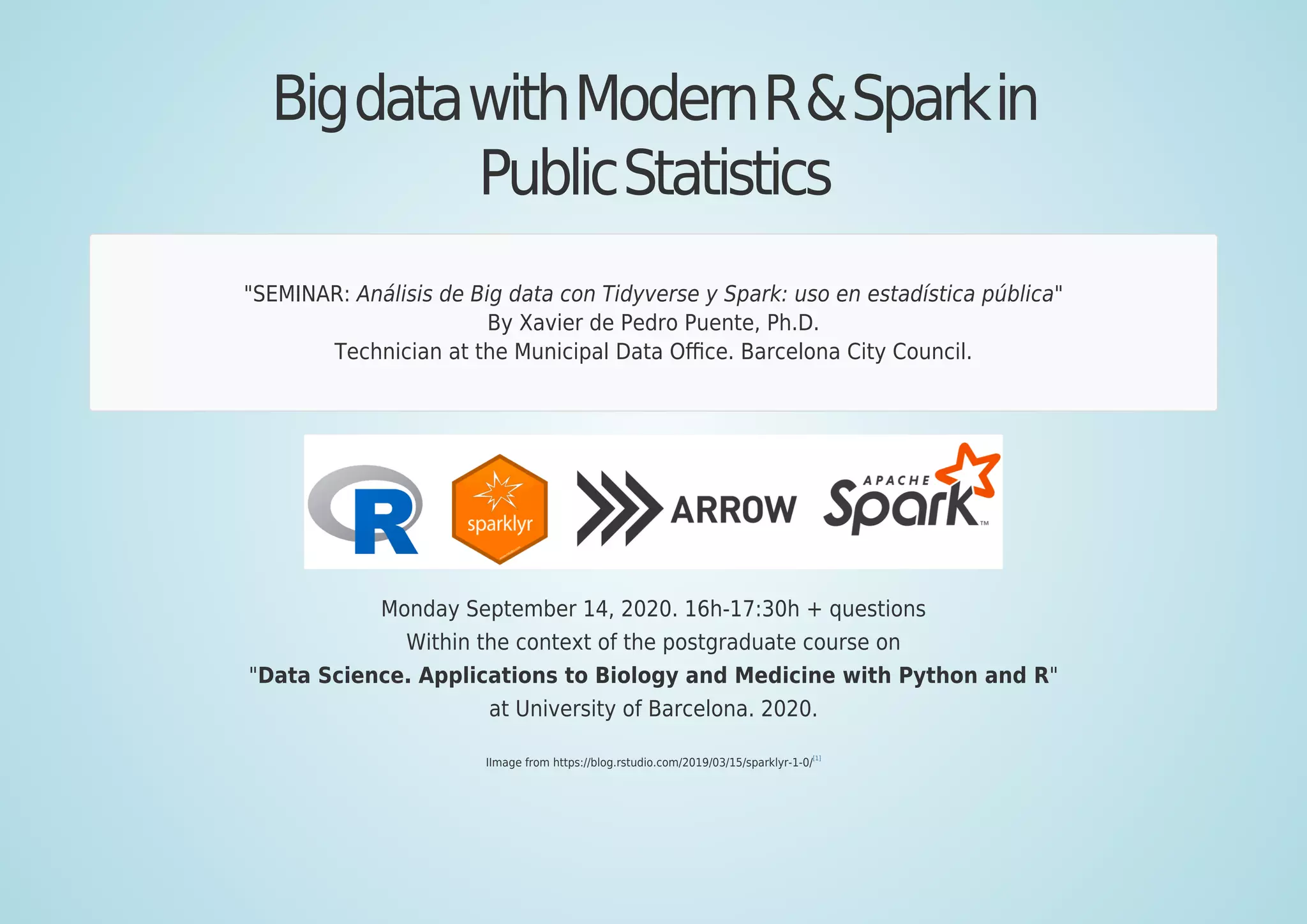 Big Data with Modern R & Spark | PPT