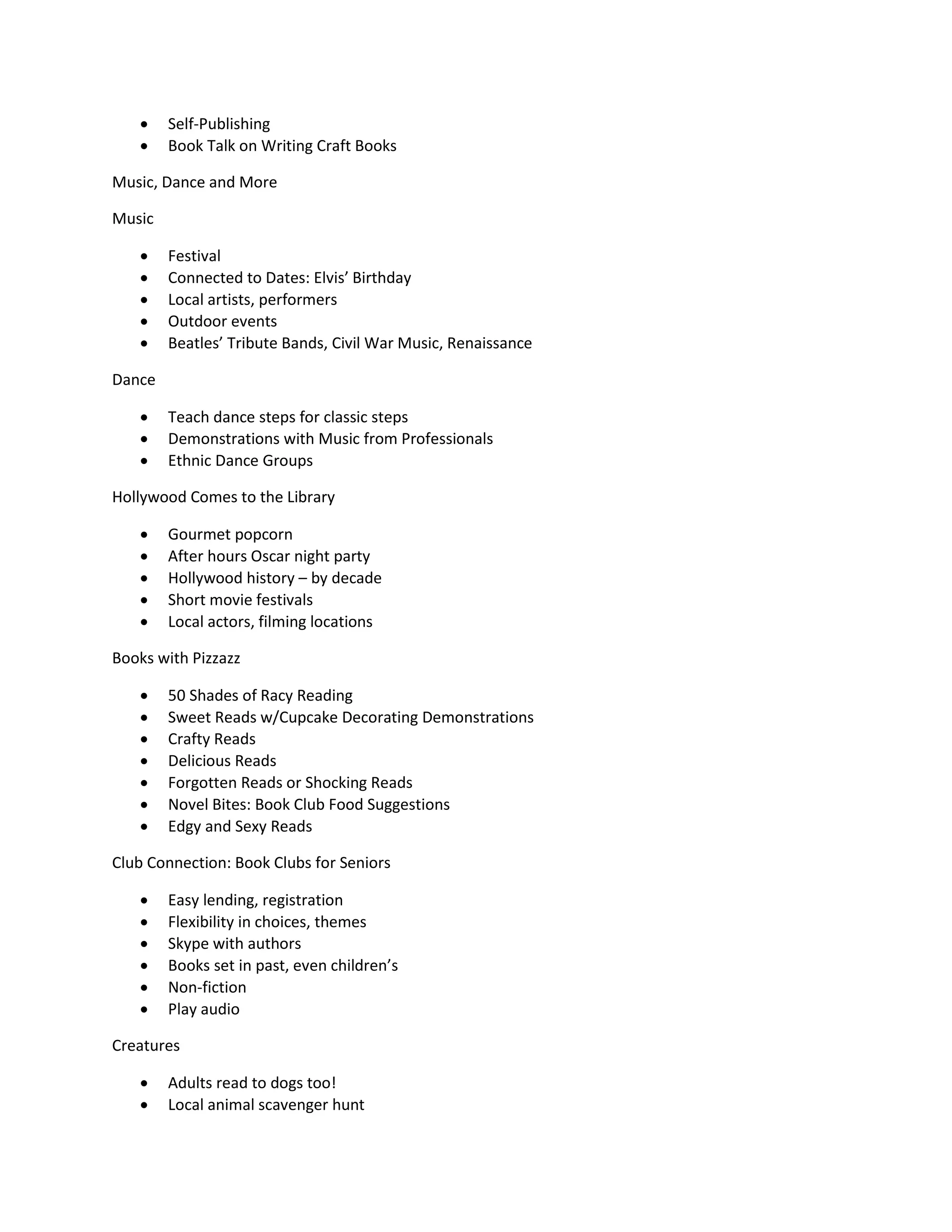 Building Great Programs for Seniors: Presenter Outline (July 2020) | PDF