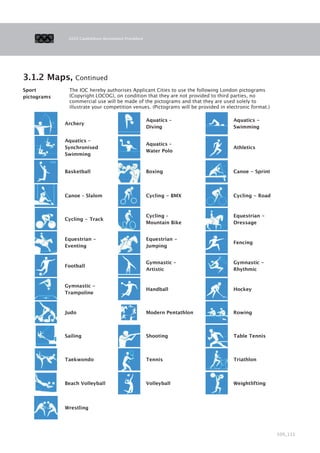 IOC Questionnaire for Olympic Games Host city | PDF