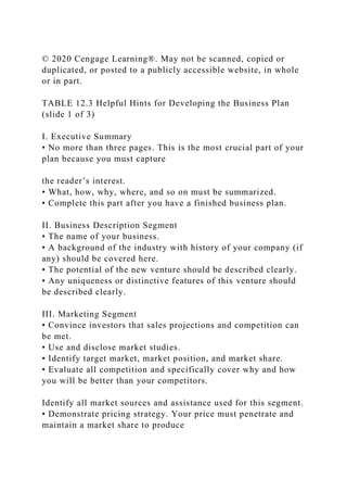 © 2020 Cengage Learning®. May not be scanned, copied or duplic.docx