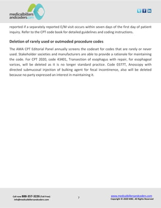 2020 Coding Updates for General Surgery | PDF