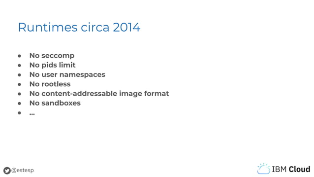 Enabling Security Via Container Runtimes Ppt