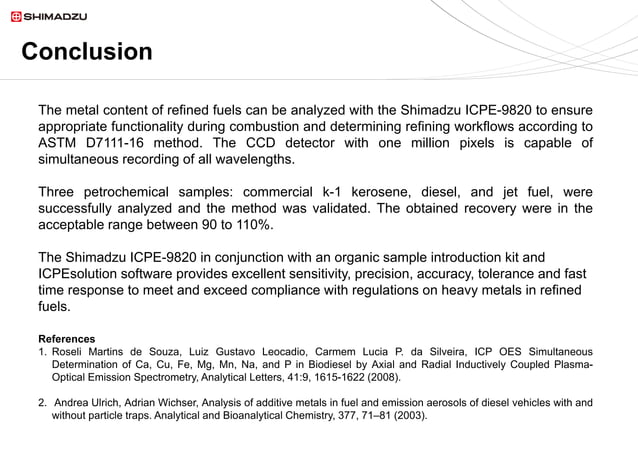 From Crude to Fuels – Trace Metals Analysis by ICP-OES for ASTM D7691 ...