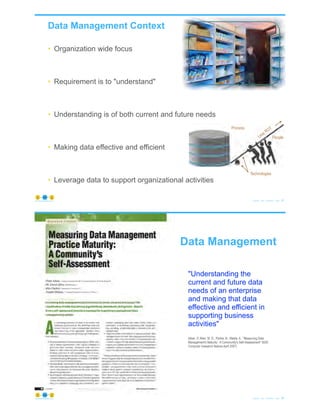 DataEd Slides: Data Management vs. Data Strategy | PDF