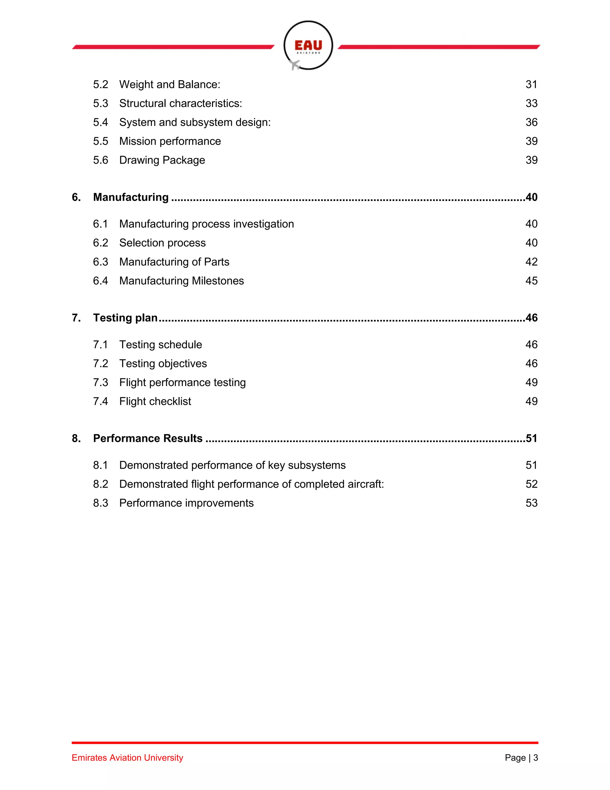 AIAA Design Build & Fly Design Report | PDF