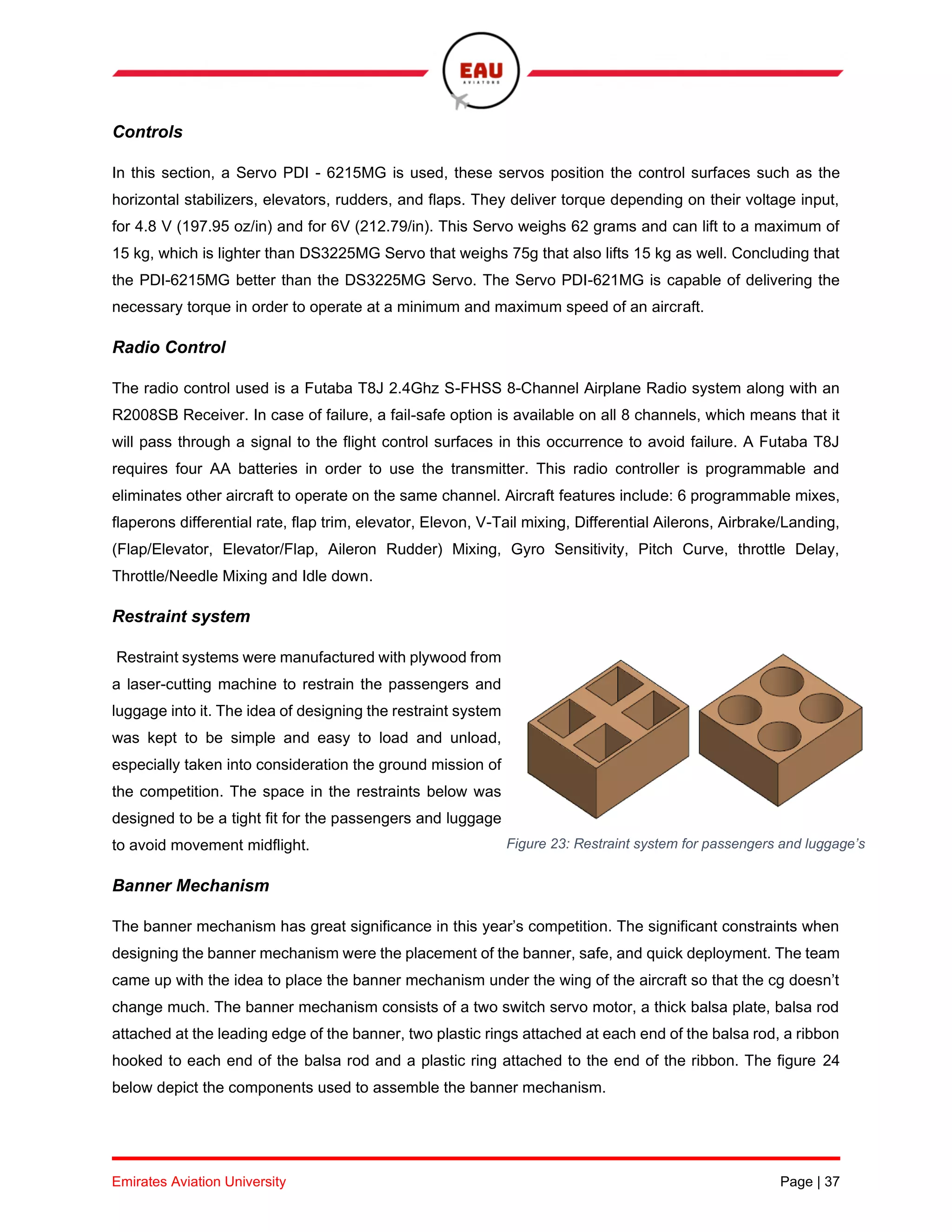 AIAA Design Build & Fly Design Report | PDF