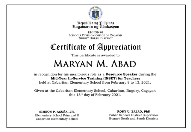 2020 DepEd Official Certificate Templates TeacherPH.com.pptx