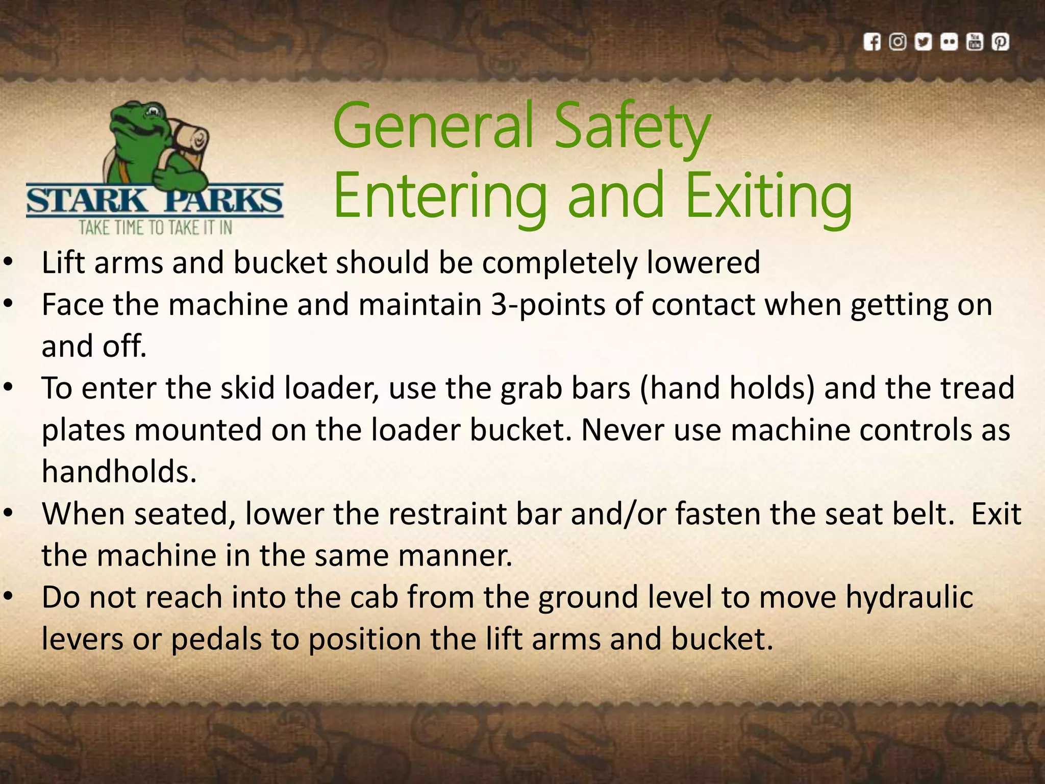 Equipment Operation, Skid Loader | PPTX