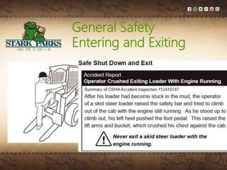 Equipment Operation, Skid Loader | PPTX