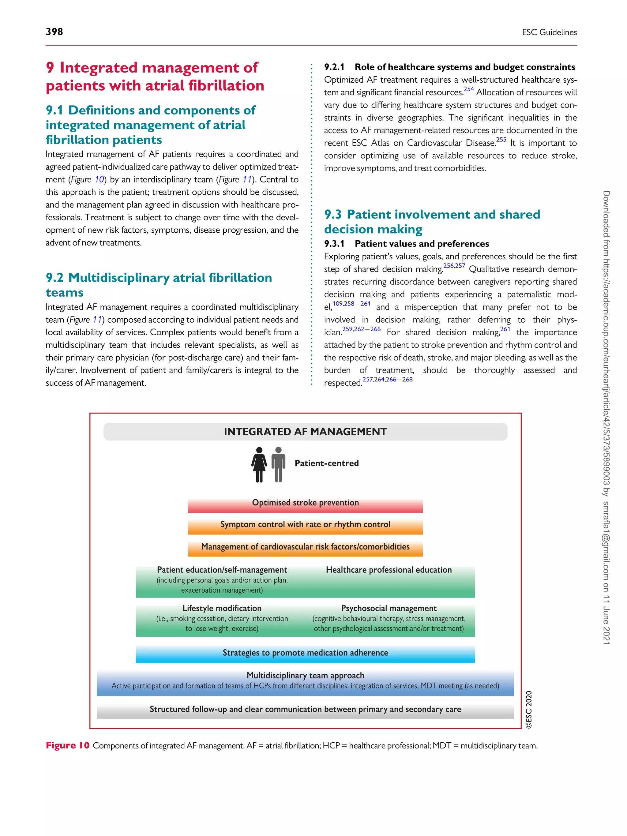 2020 esc guidelines for the diagnosis and management of atrial ...
