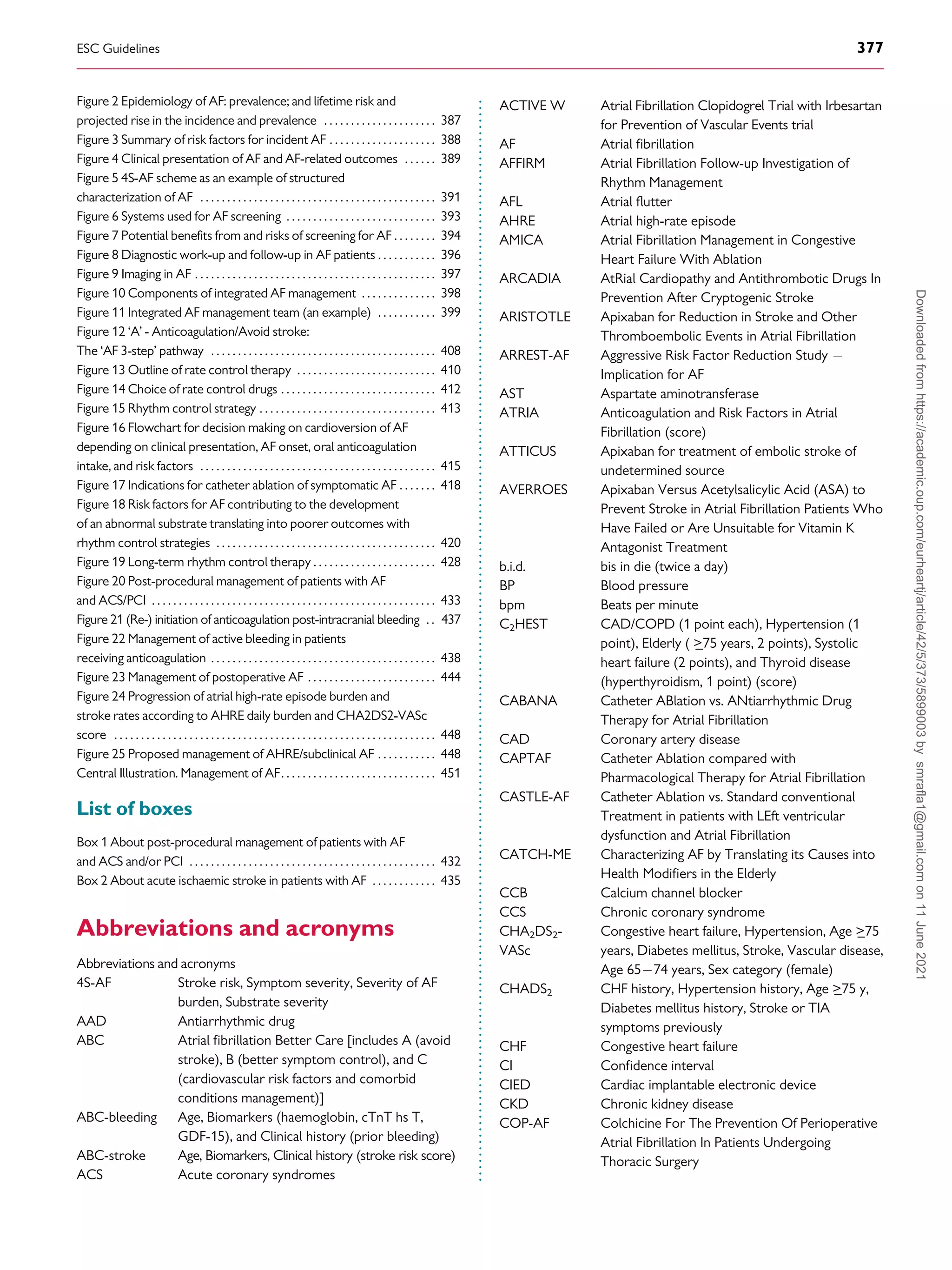2020 esc guidelines for the diagnosis and management of atrial ...