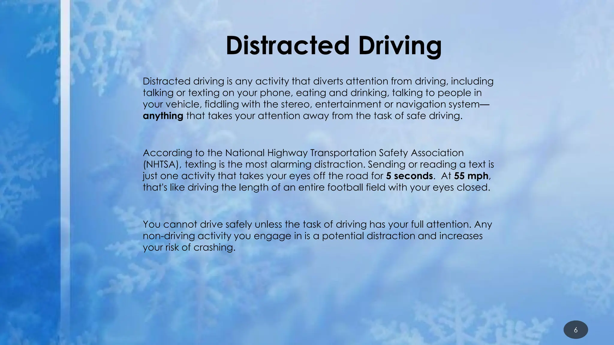 2020 Fall Winter Safety Presentation Guide | PDF