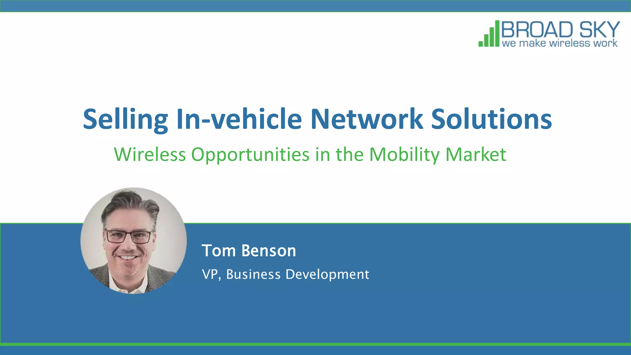 2020 February Broad Sky Networks - Mobility | PPT