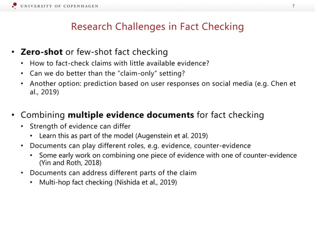 Towards Explainable Fact Checking | PDF