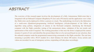 Artificial Intelligence Drone | PPTX