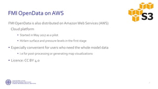 FMI Open Data on AWS Public dataset program | PPTX