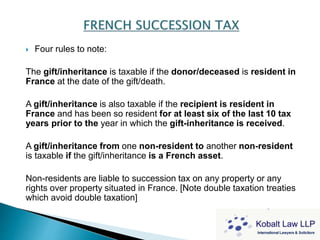 2020 french succession & inheritance presentation | PPT