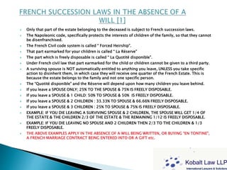 2020 french succession & inheritance presentation | PPT