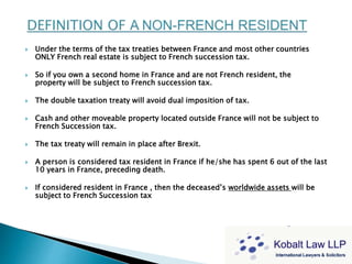 2020 french succession & inheritance presentation | PPTX | Life ...