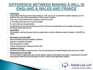 2020 french succession & inheritance presentation | PPT