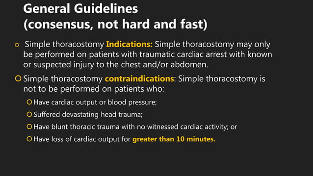 2020 fun with thoracostomy's | PPT