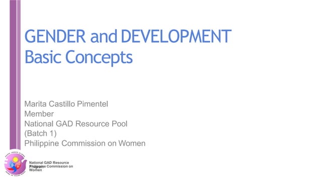 2020 GAD Webinar 1_Basic GAD Concepts.pptx | Debated Sensitive Social ...