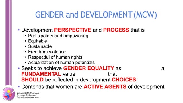 2020 GAD Webinar 1_Basic GAD Concepts.pptx | Debated Sensitive Social ...