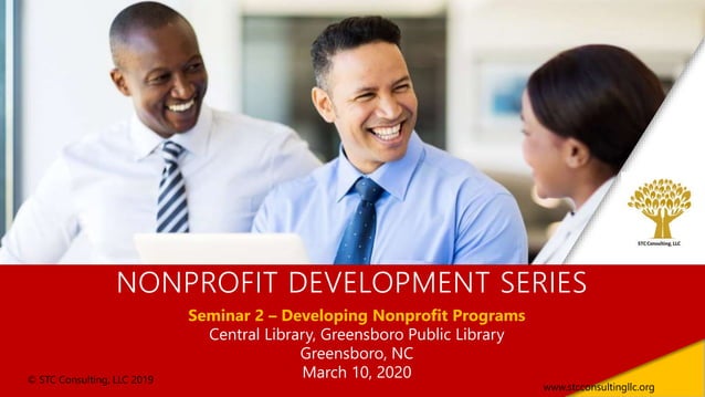 Developing Nonprofit Programs Seminar #2 | PPT